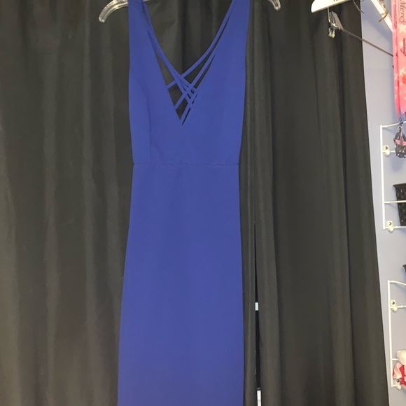 Windsor | Dresses | Windsor Royal Blue Bodycon Dress Homecoming | Poshmark